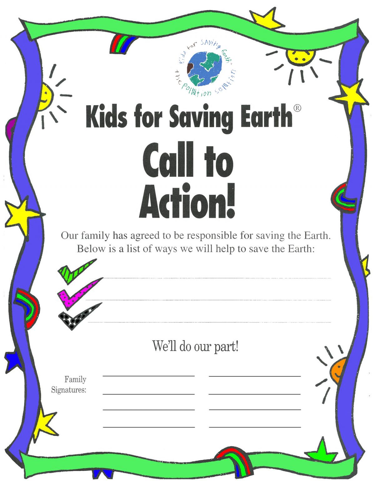 Printable Certificates, Awards, Stationary, and More - Kids for Saving ...
