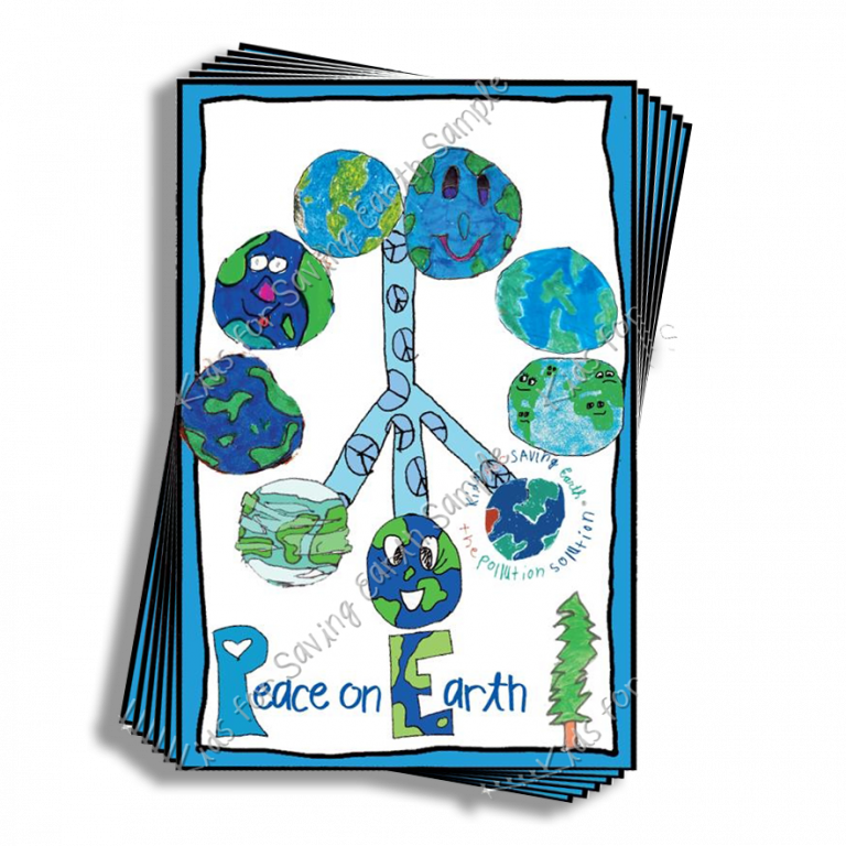 Peace On Earth Greeting Cards Kids For Saving Earth Peace On Earth Greeting Cards Kids For Saving Earth