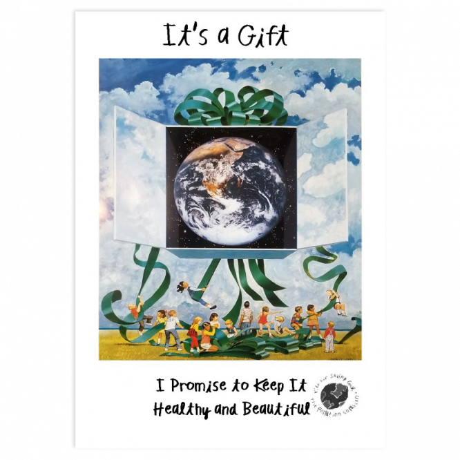 KSE "It's a Gift" Poster - Kids for Saving Earth